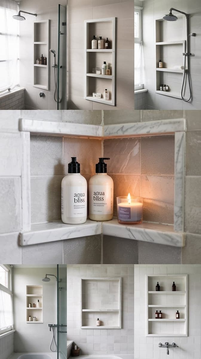7 Shower Niche Solutions Perfect for Small Bathroom Layouts - Vivid ...